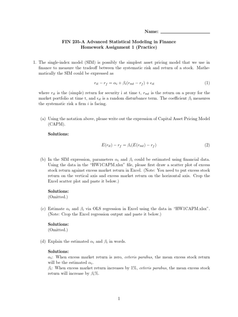 HW1 (Practice Problem Set) - 1 | PDF | Null Hypothesis | P Value