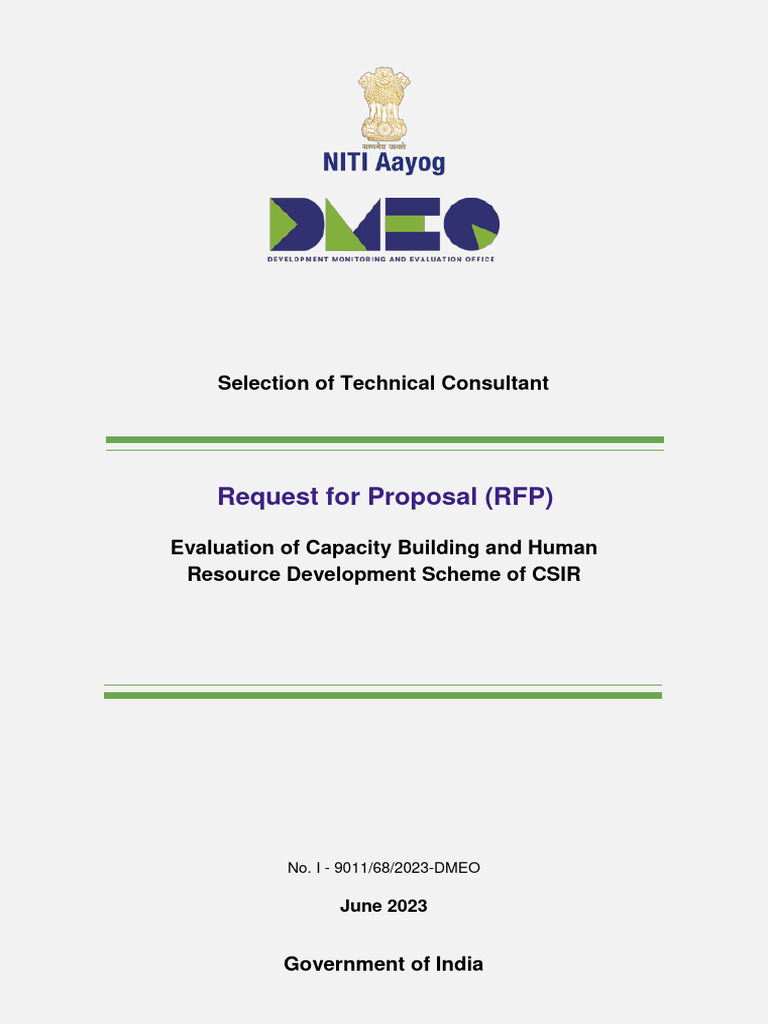 CSIR RFPfinal | Download Free PDF | Request For Proposal | Audit