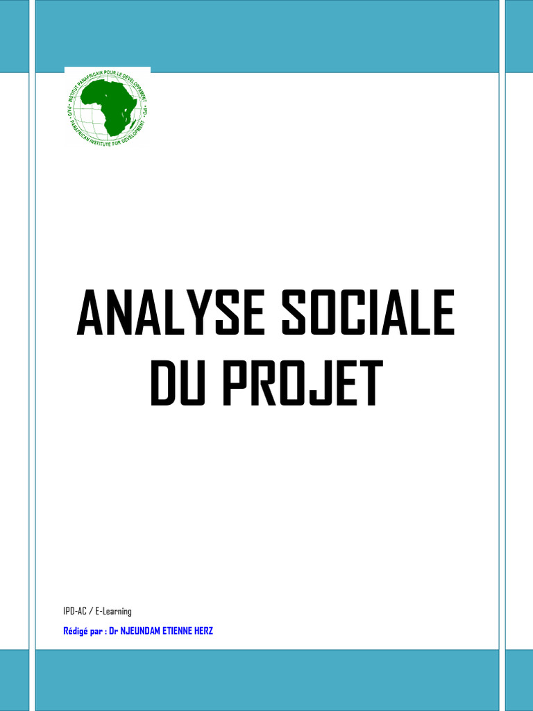 Analyse Sociale Du Projet | PDF | Risque | Partie prenante