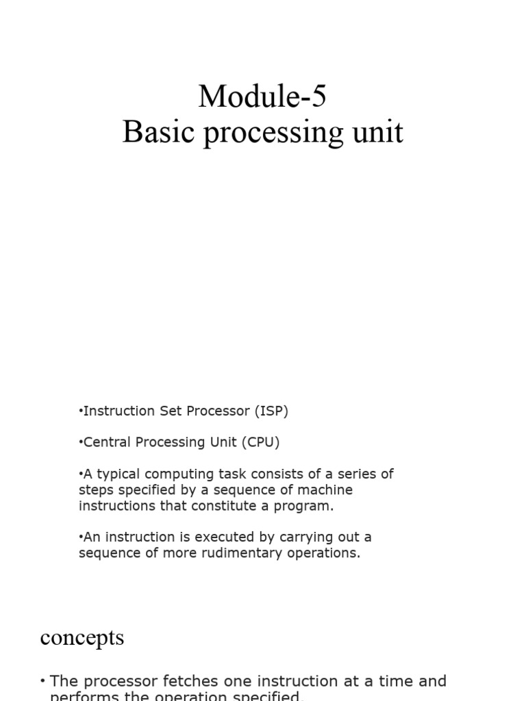 Module 5 | PDF | Central Processing Unit | Electronic Design
