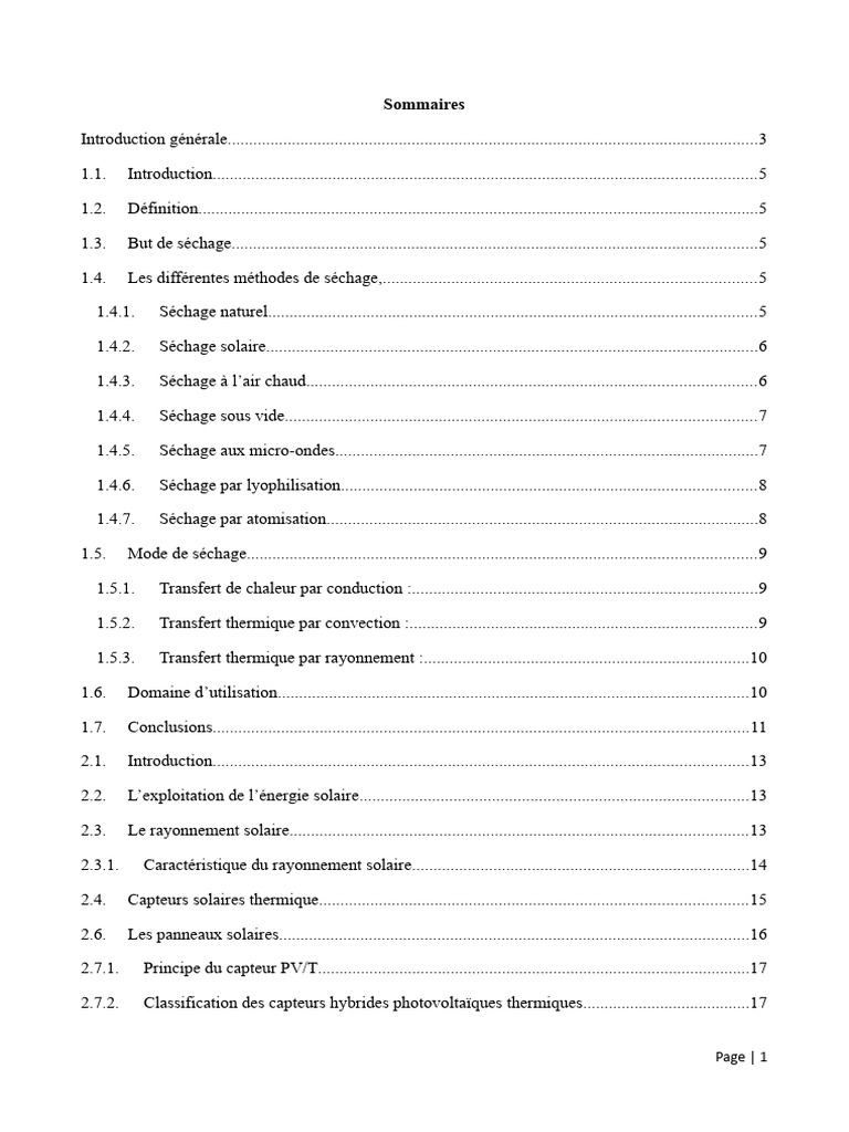 Méthodes de Séchage Solaire et Techniques | PDF | Transfert thermique ...