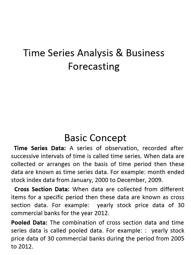 Time series analysis | PDF | Time Series | Time Time series analysis | PDF | Time Series | Time