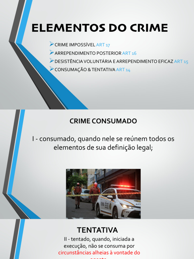 Elementos Do Crime | PDF | Crimes | Crime e Violência