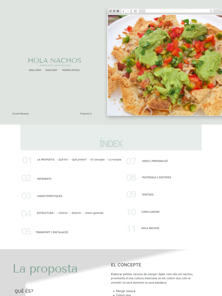 HOLA NACHOS | PDF