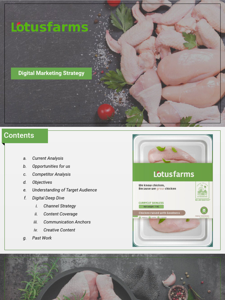 Lotus Farms - Digital Strategy | PDF | Brand | Facebook