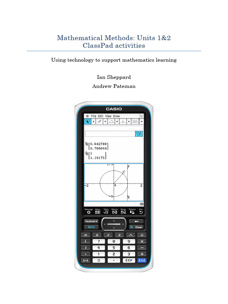 Methods U12 1 | PDF | Trigonometric Functions | Function (Mathematics)