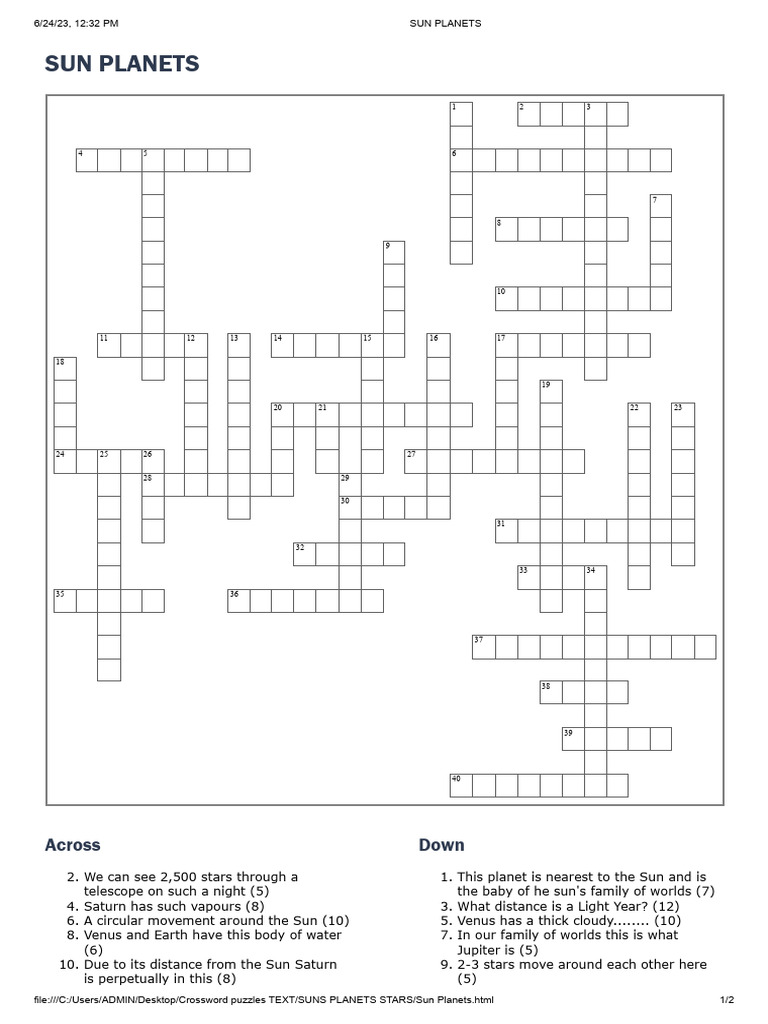Sun Planets | PDF | Planets | Planets In Astrology