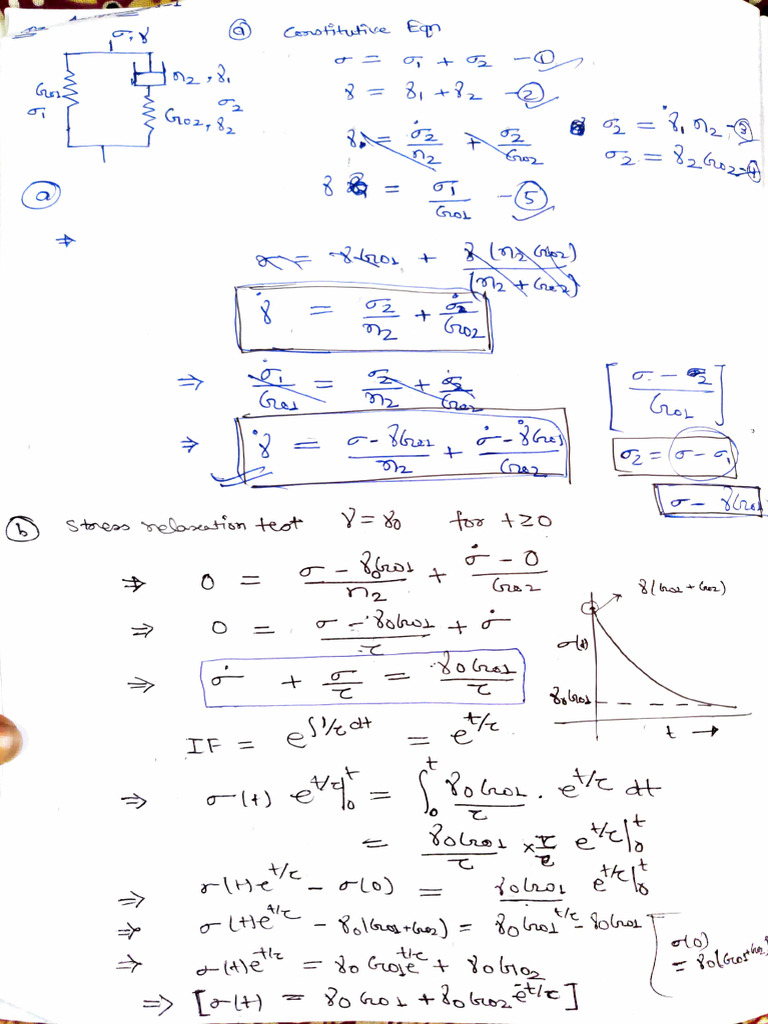 Aman Solved Rheology Assignments | PDF