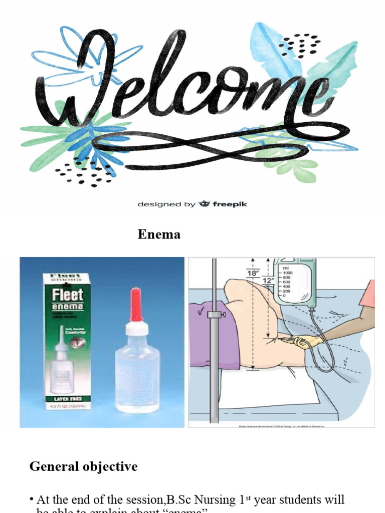 Enema | Download Free PDF | Rectum | Gastroenterology