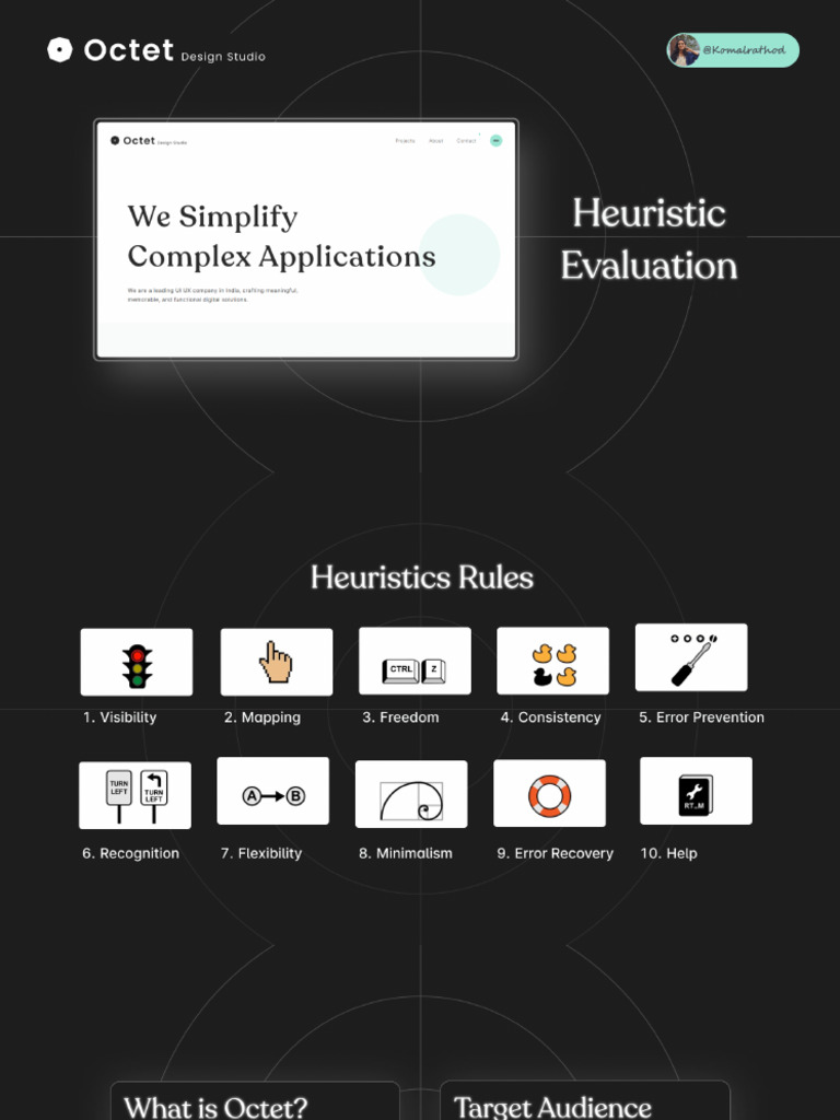 Octet- Heuristic evaluation | PDF