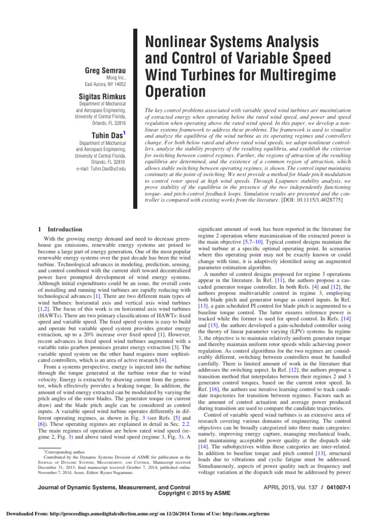 document | PDF | Wind Turbine | Turbine