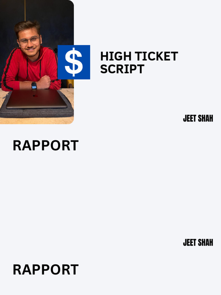 High Ticket Script | PDF