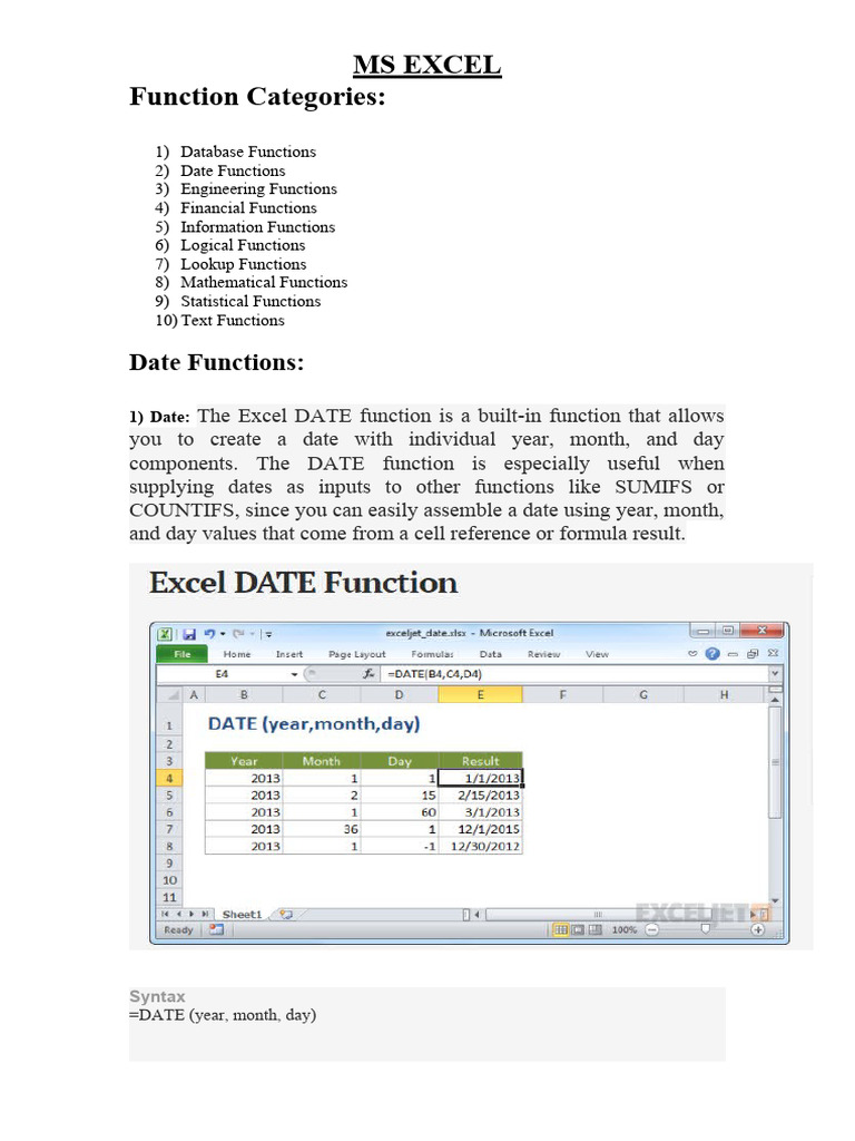 Ms Excel Calcu | PDF | Net Present Value | Money