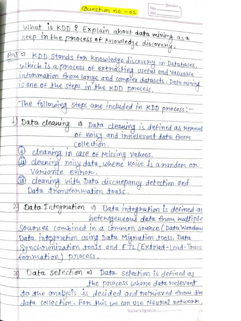 Data Mining Questions and Answer | PDF