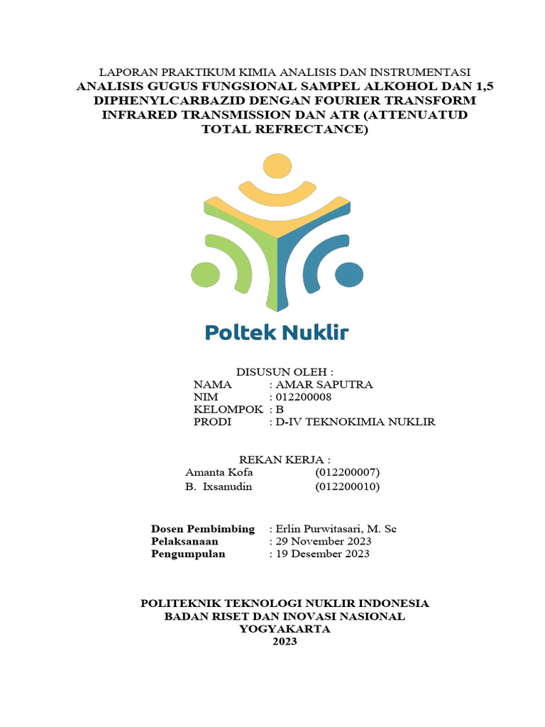 Laporan Praktikum Ftir | PDF | Sains & Matematika