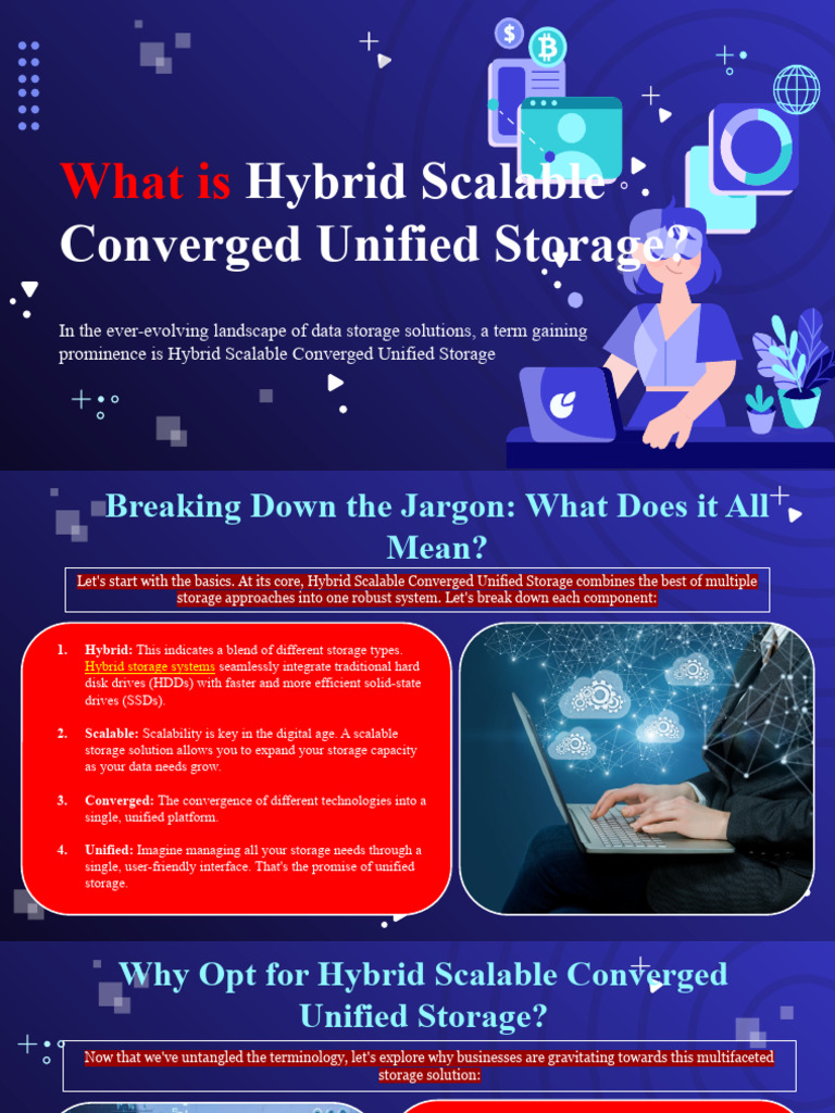 What Is Hybrid Scalable Converged Unified Storage Pdf Computer Data