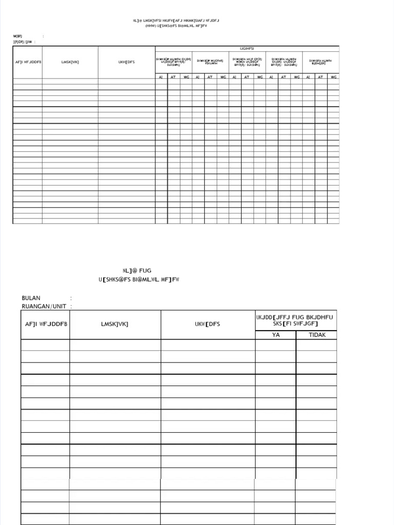 PDF Form Indikator Mutu Nasional | PDF