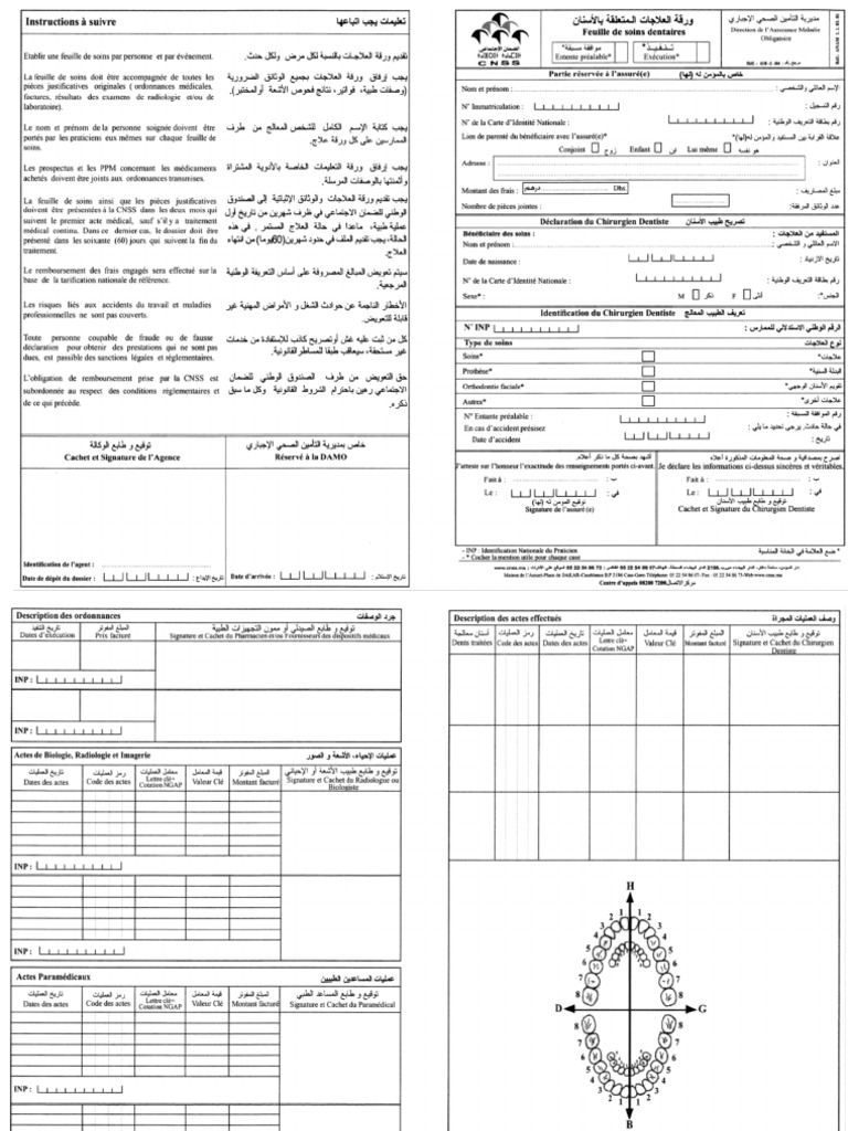 Cnss Dentaire | PDF