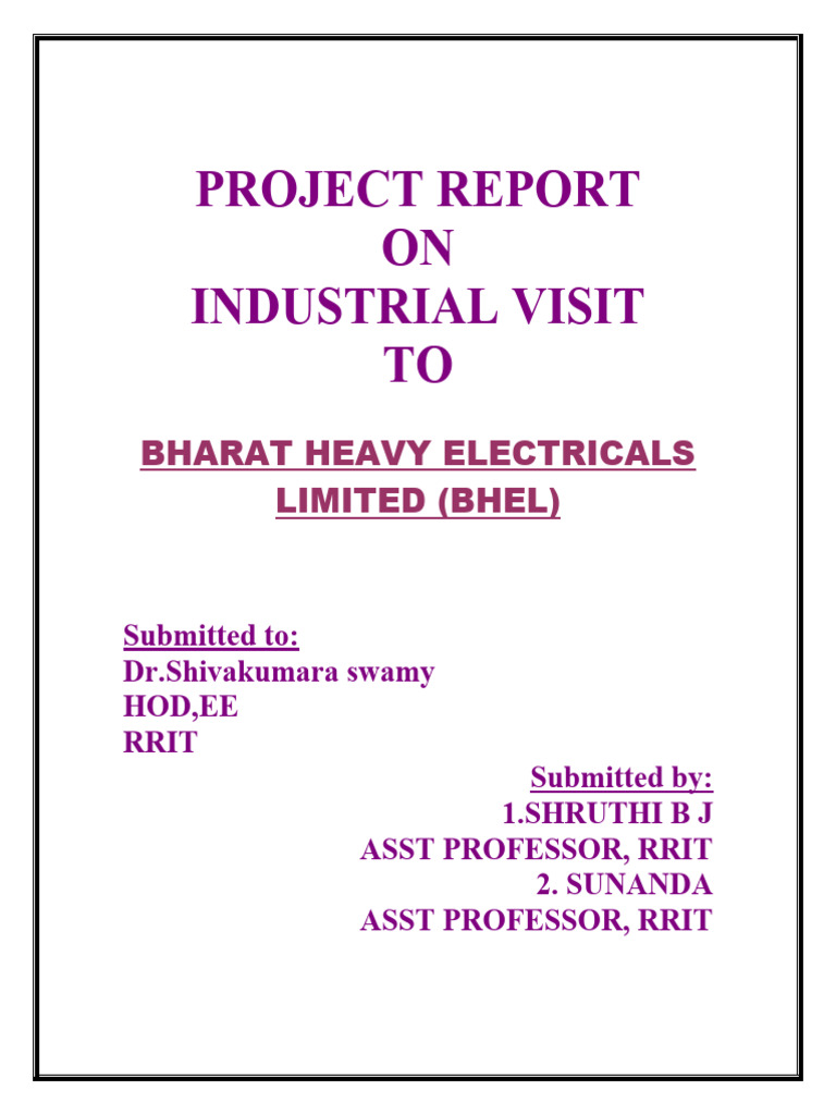 Bhel Report | PDF | Economies