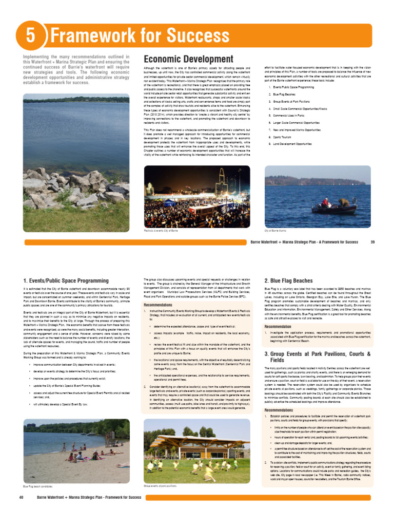 Waterfront-Marina Strategic Plan - Final Report - Framework For Success ...