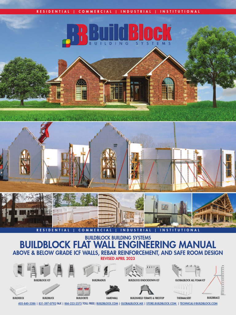 2023 BuildBlock Engineering Manual 8222023 | PDF | Concrete | Basement