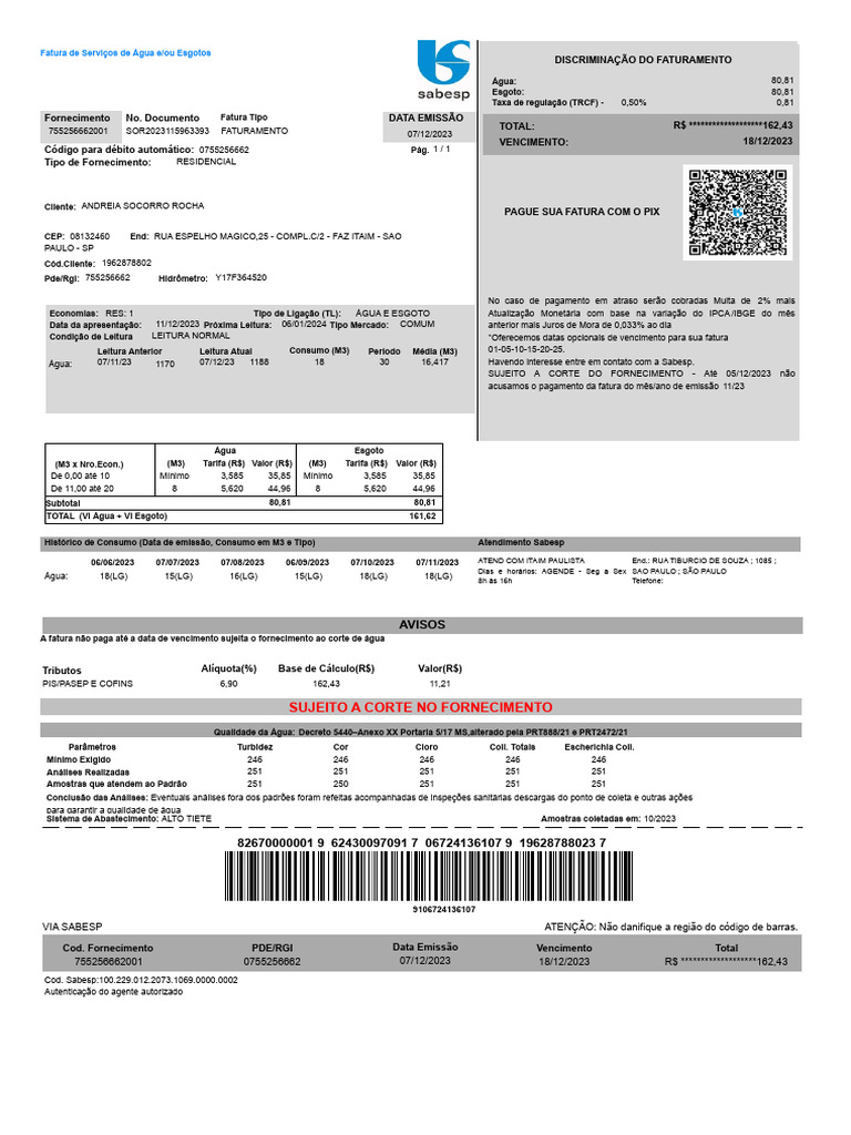 Fatura 9106724136107 | PDF | Economias | Business