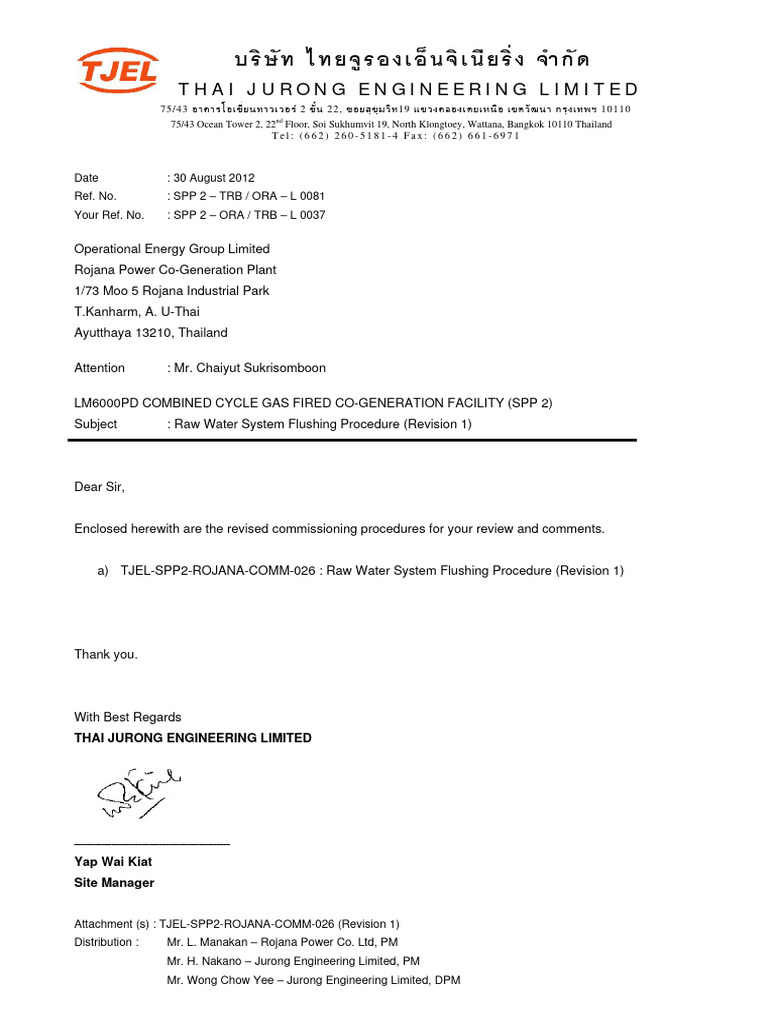 Raw Water System Flushing Procedure (Revision 1) | PDF | Valve | Water