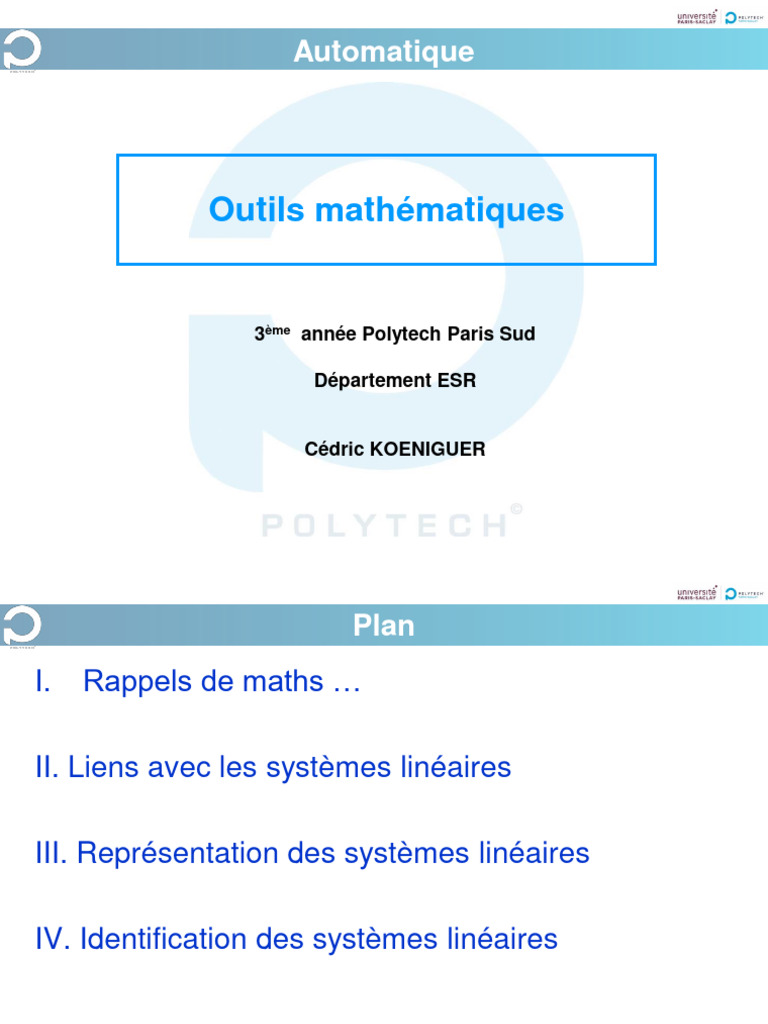 Outils Mathã©matiques | PDF | Automatisation | Informatique