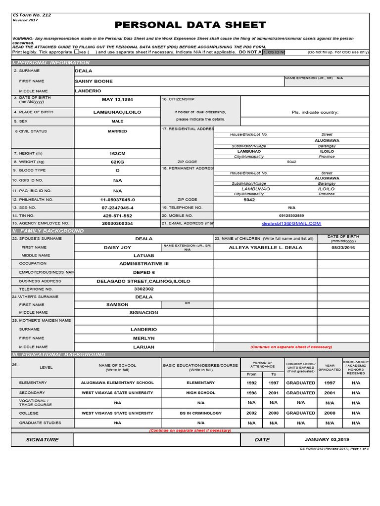 CSC PDS | Download Free PDF | Government | Justice