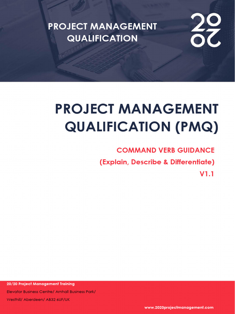 PMQ Command Verb Guidance Overview | PDF | Risk | Life Cycle Assessment