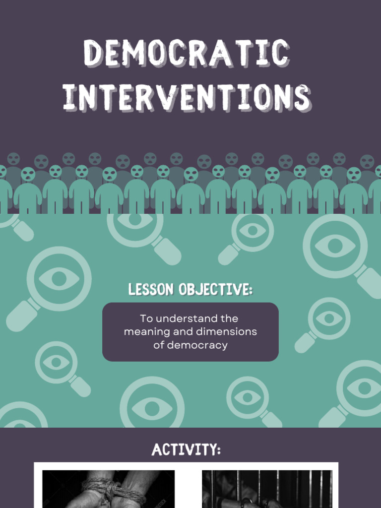 Democratic Interventions | PDF | Democracy | Political Ideologies