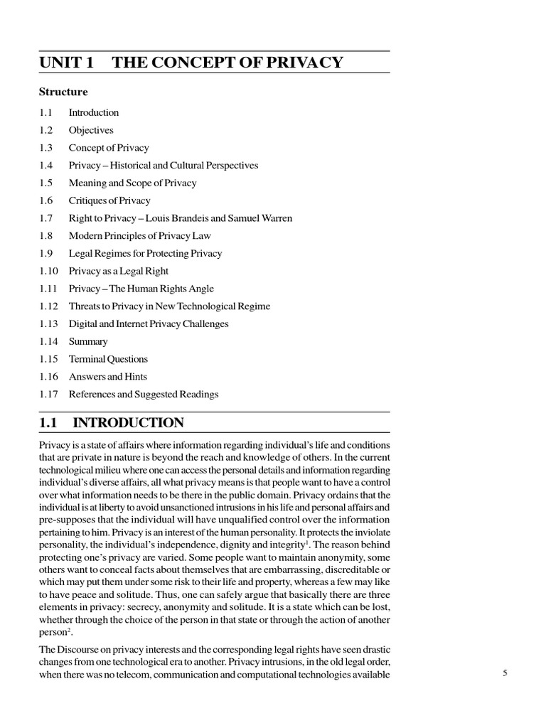 Privacy Theories | Download Free PDF | Privacy | Right To Privacy