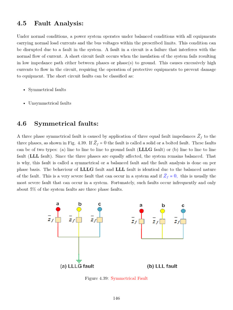 Lecture - 4.5 - FaultAnalysis | PDF | Electrical Impedance | Electric Power