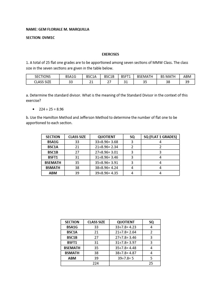 Marquilla Chapter5 (Practice Exercises) | PDF | Apportionment (Politics) | Accountability