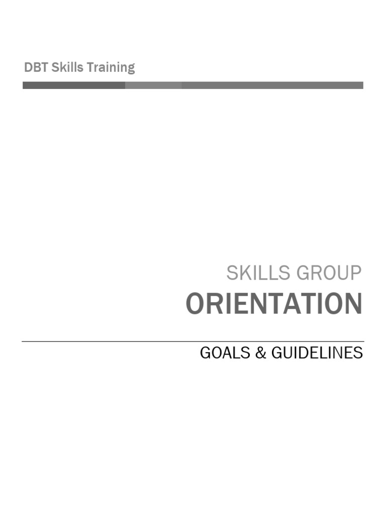 FASTER - Skills INTRO (White) | PDF | Dialectical Behavior Therapy ...