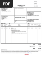 FedEx Commercial Invoice Template | PDF | Invoice | Accounts Payable