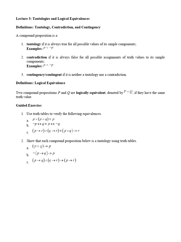 Logic.Lesson3-5 | PDF | Argument | Logic