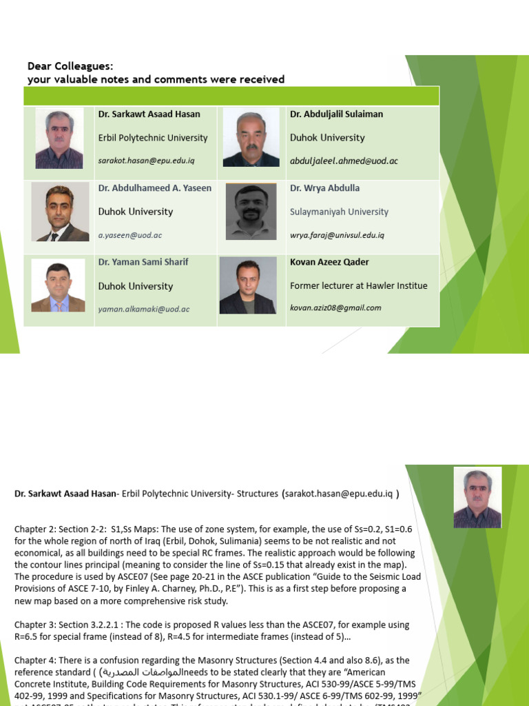 2017 Iraqi Seismic Code Notes | PDF | Seismology | Applied And ...