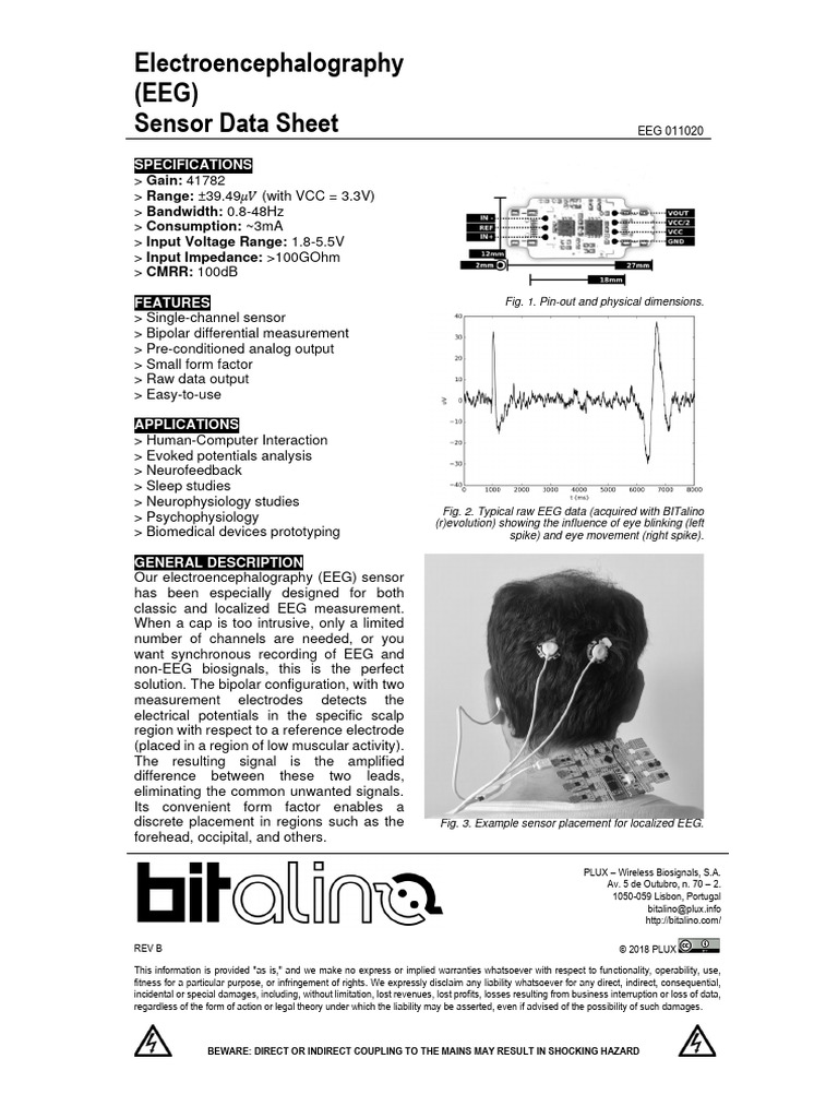 BITalino EEG Sensor Data Sheet | PDF | Electroencephalography ...