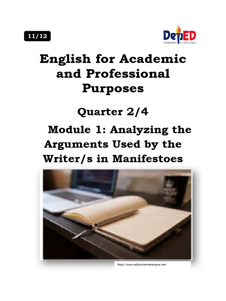 EAPP Q2 Module 1 | PDF | Argument | Evidence