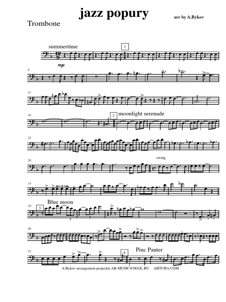 Jazz Popury TRB | PDF | Collation | Calligraphie latin