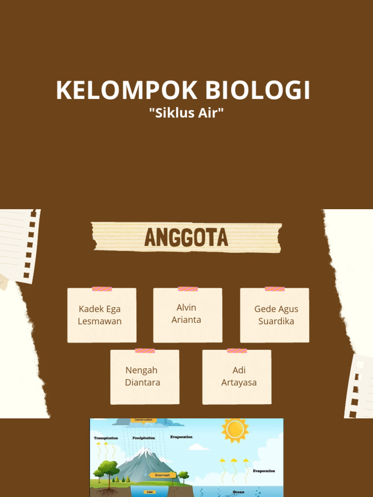 Tugas Biologi (Siklus Air) - 20240130 - 092701 - 0000 | PDF | Ilmu Sosial | Sains & Matematika