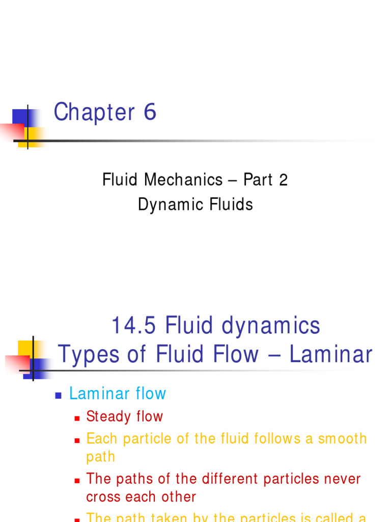 Chapter 6 Part-2 Dynamic-Fluids 3 | PDF | Fluid Dynamics | Lift (Force)
