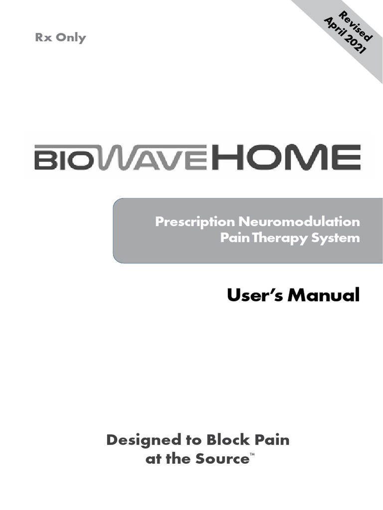 BWH Users Manual US v14 210409 | PDF | Electrical Connector | Human Anatomy