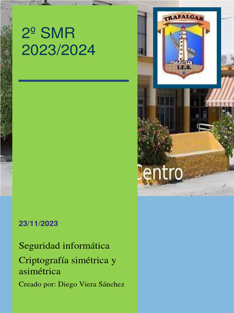 Criptografia Simetrica y Asimetrica Diego Viera Sanchez | PDF | Clave ...