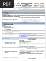 Grade 9 Peace Education First Grading Lesson Plan | PDF