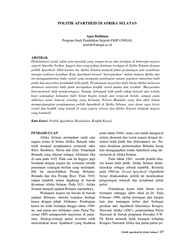 Jurnal-Agus Budiman | PDF | Politik