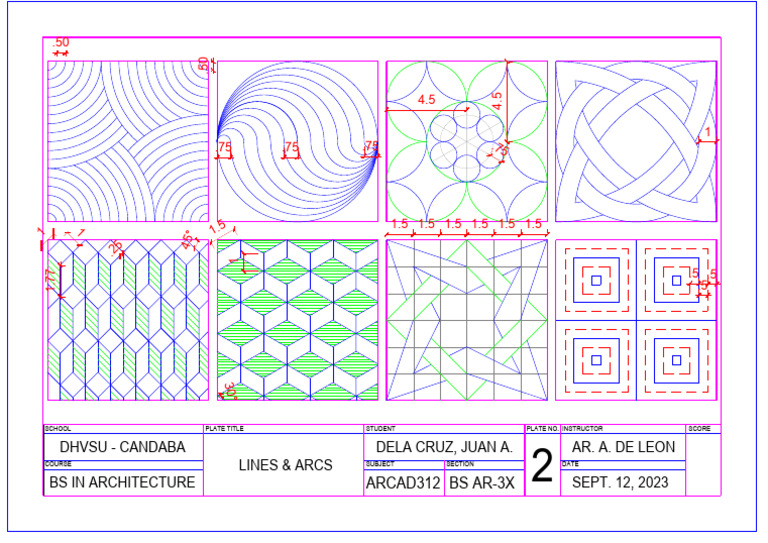 Plate 02 Lines Arcs | PDF