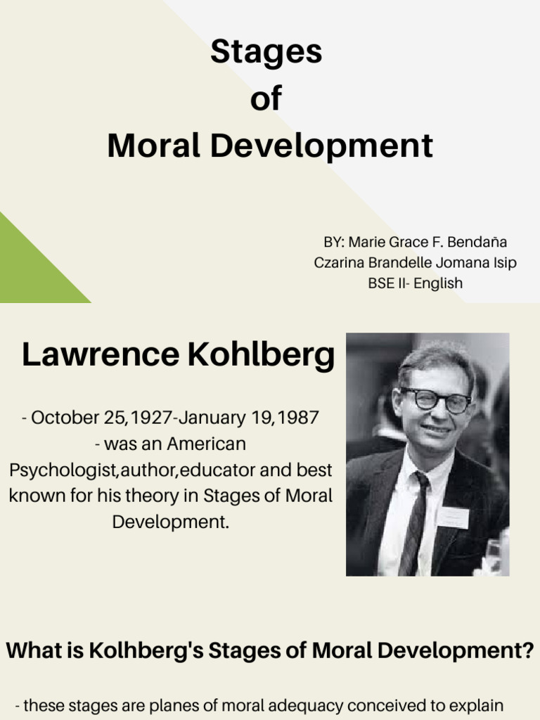 Kohlberg's Stages of Moral Development | PDF | Behavioural Sciences | Psychology