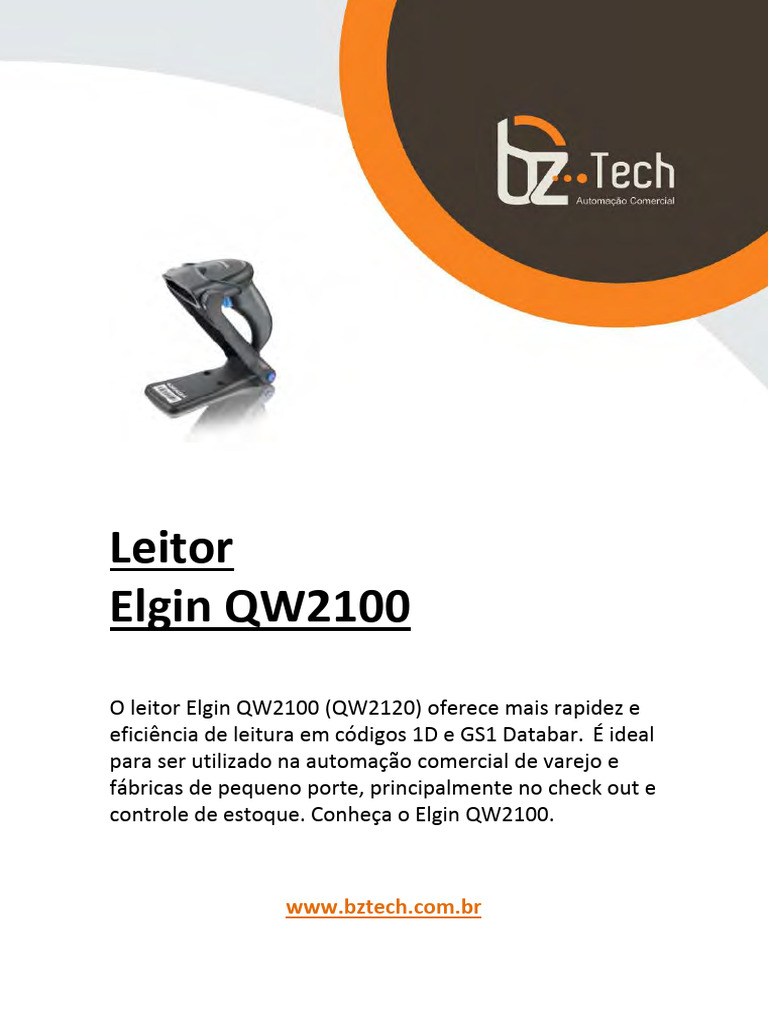 Elgin QW2100 Barcode Reader Overview | PDF | Universal Product Code ...